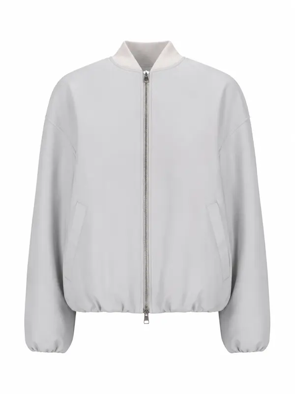 LA ROSE Bomber Nappa Bianco
