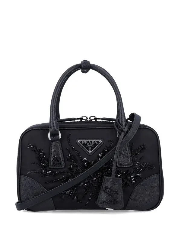 Prada Embroidered Detailing Mini Bag