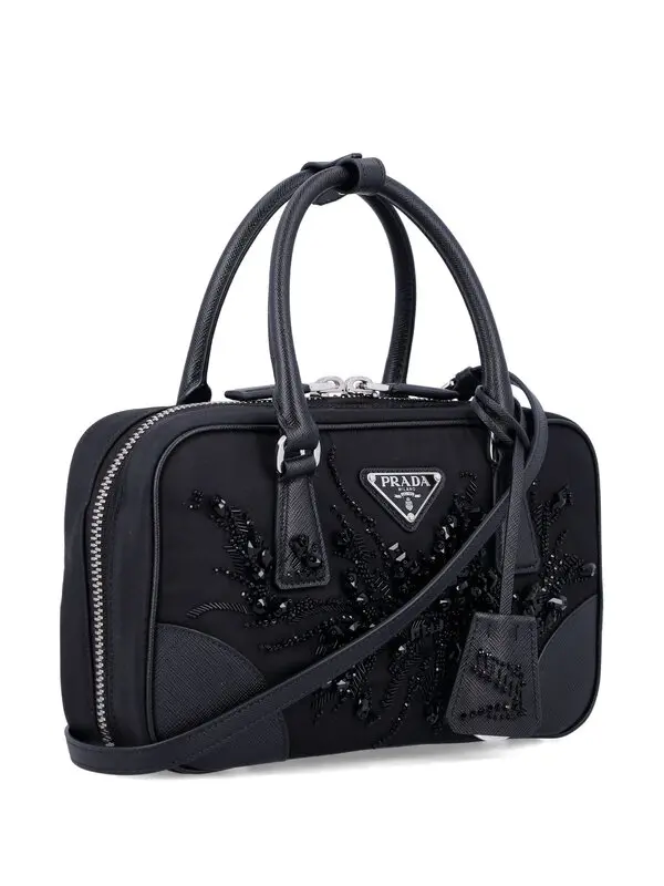 Prada Embroidered Detailing Mini Bag