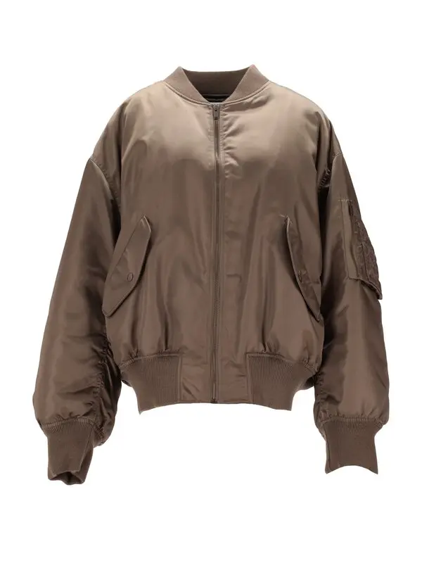 Saint Laurent Bomber Ample Tech Bril Wr Recy
