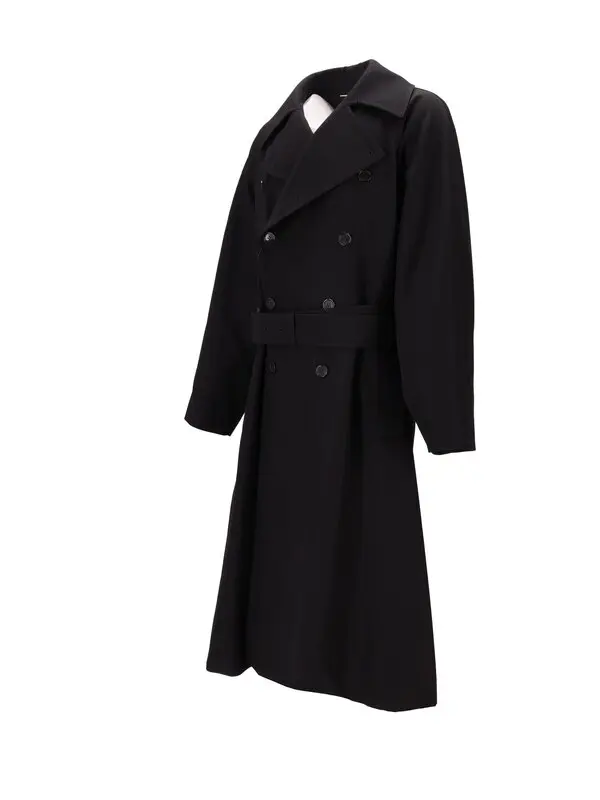 Saint Laurent Manteau Raglan Double Croise G