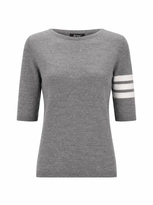 LA ROSE 3/4 Merino Wool Knitwear