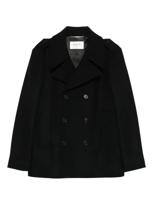 Saint Laurent Manteau M42 I Retouche Army Feu