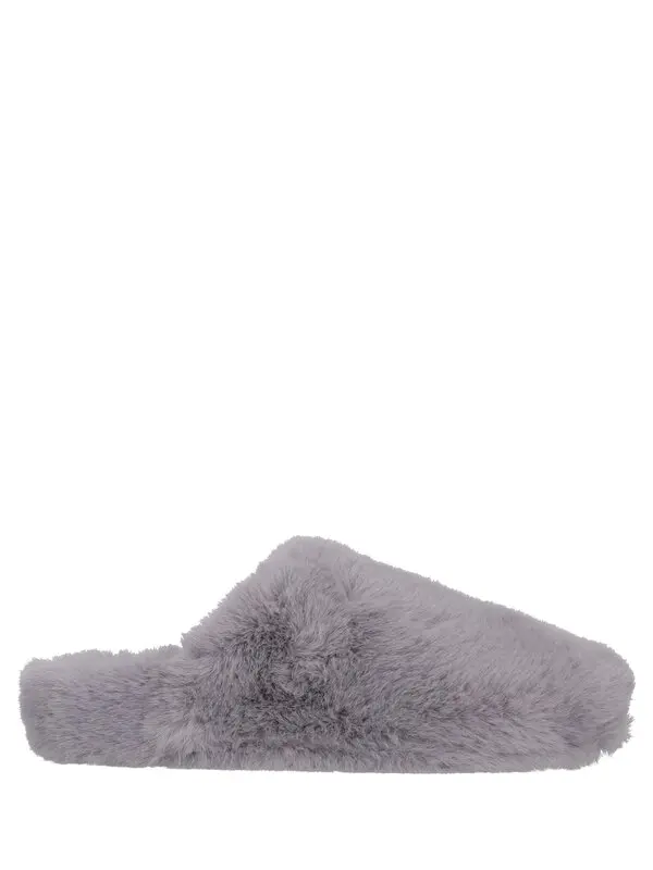 LA ROSE Furry Indoor Slippers