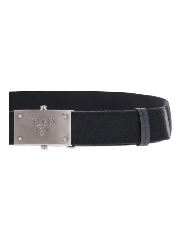 Prada Logo Buckle Belt