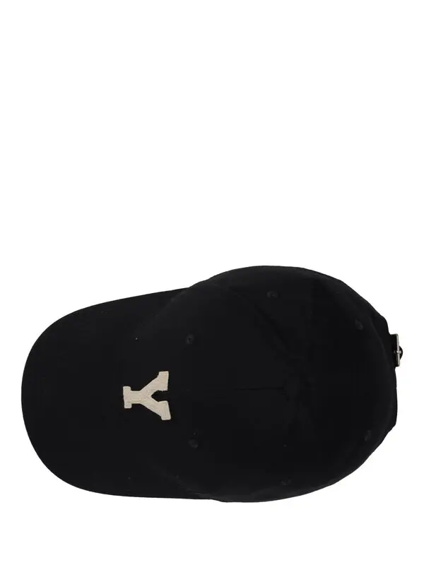Saint Laurent Cotton 6 Panels Cap With Coll