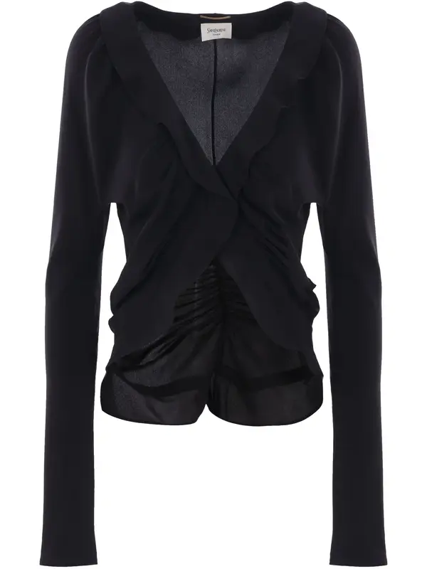 Saint Laurent Crepe De Chine Blouse