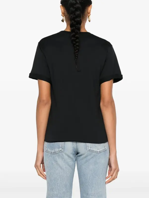Saint Laurent Logo Print T Shirt