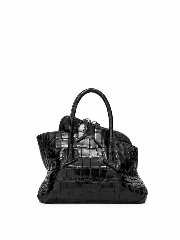 Attico La Passeggiata Mini' Top Handle - Black