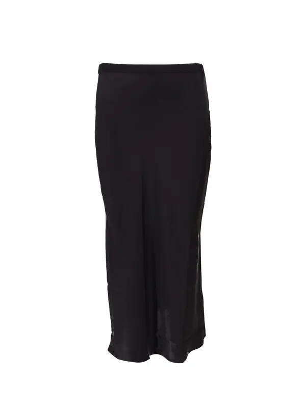 ANINE BING Bar Silk Skirt