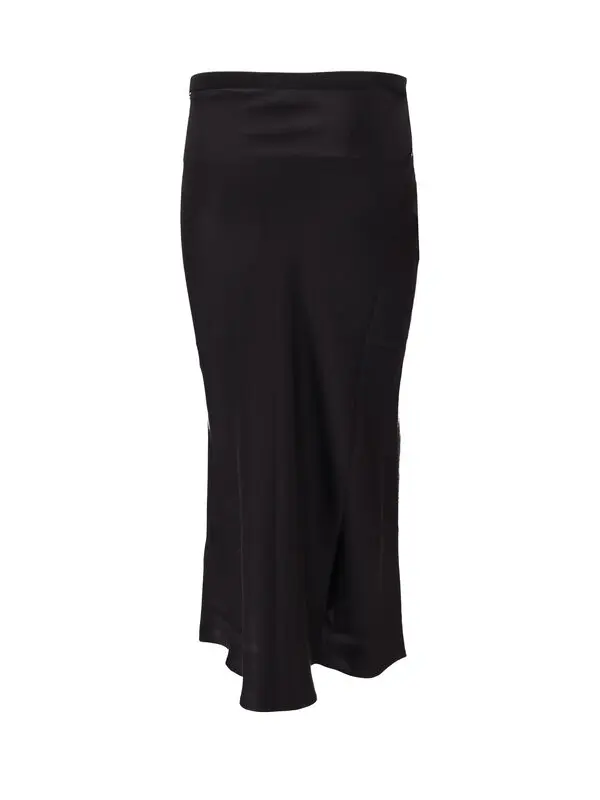 ANINE BING Bar Silk Skirt