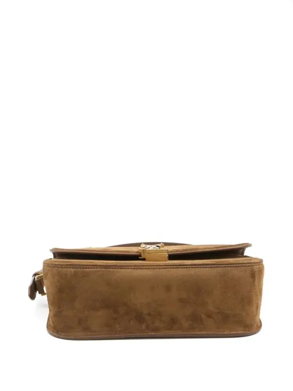 Saint Laurent Bo Mng M Solf Suede Satin