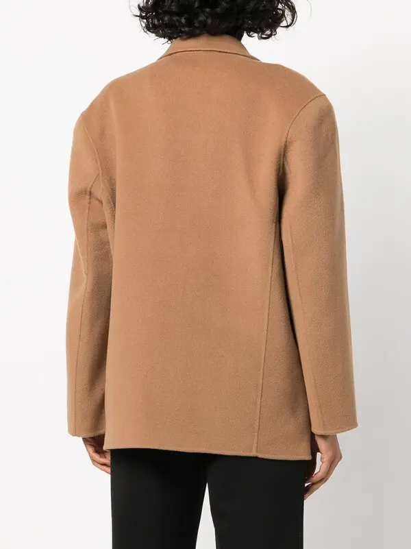 ANINE BING Quinn Blazer Camel Cashmere Blend