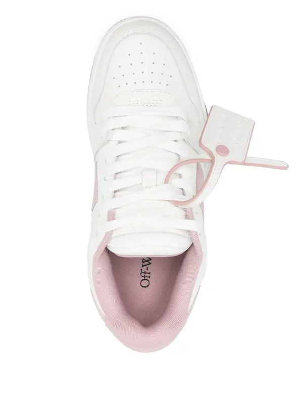 Off-White Out Of Office Calf Leather White Pink - White/pink