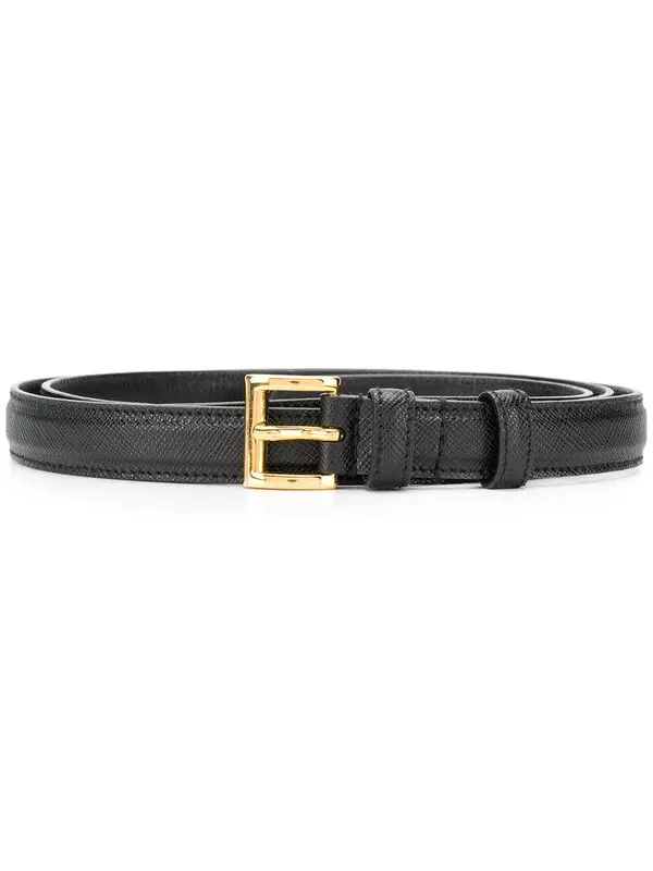 Prada Square Buckle Belt - Nero A