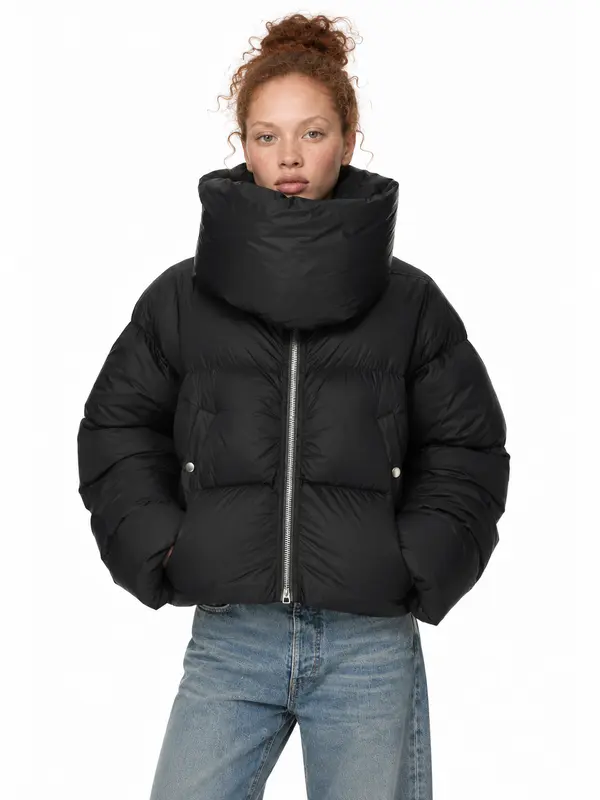 Rick Owens Funnel Neck