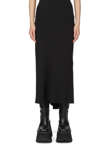 Rick Owens A Line Bias Skirt - Black
