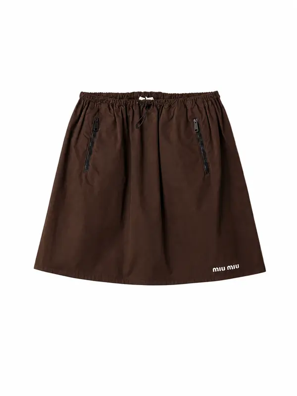 Miu Miu Gonne Gabardine Washed
