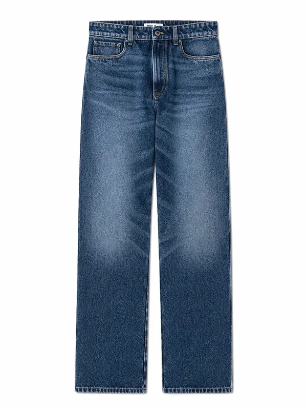 Miu Miu Pantalone Denim - Bleu