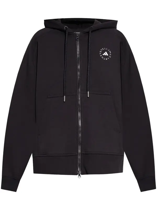 ADIDAS X STELLA MC CARTNEY A Smc Fz Hoodie /white - Black