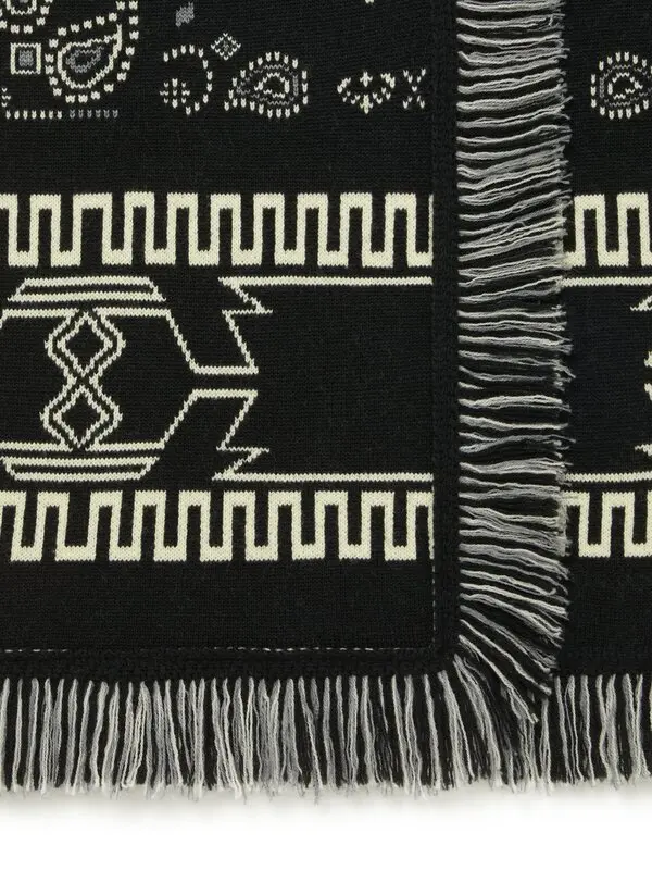 Alanui Bandana Jacquard Coat Bor
