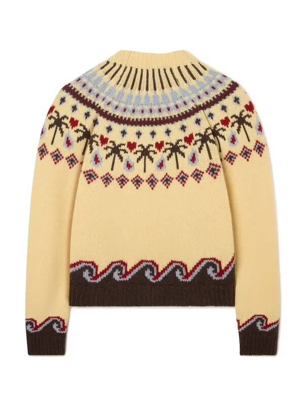 Alanui Sweet Winter Sweater - Sunlight/multicolor