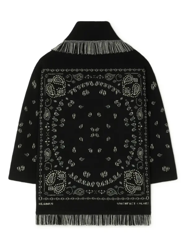 Alanui Bandana Jacquard Cardigan
