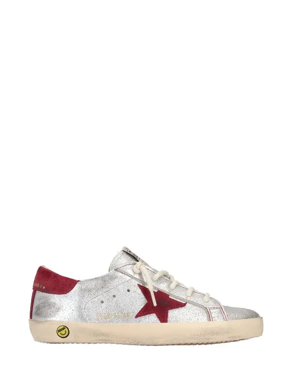 GOLDEN GOOSE Super Star Laminated Suede Upper Suede Star And Heel