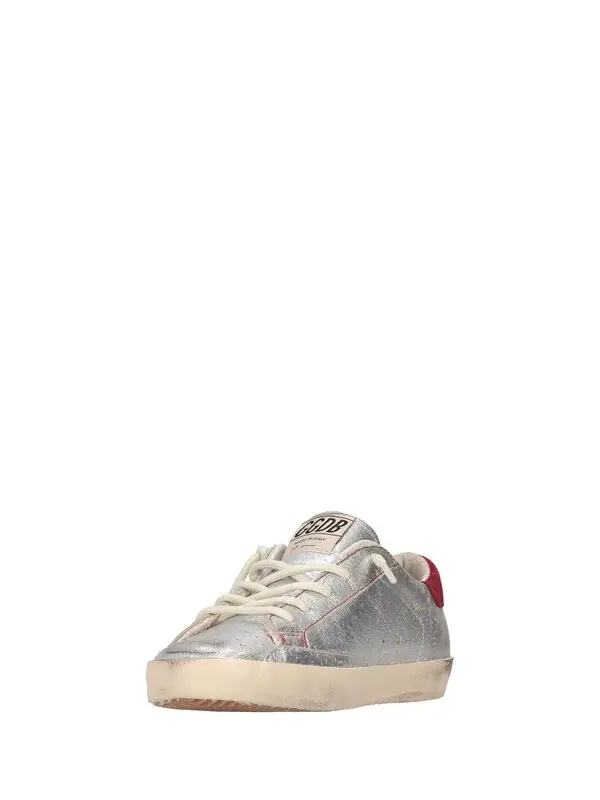 GOLDEN GOOSE Super Star Laminated Suede Upper Suede Star And Heel
