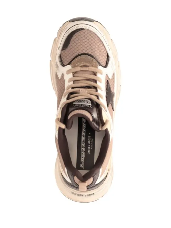 GOLDEN GOOSE Lightstar Mesh Upper And Heel Leather Toe And Spur Tpu Star