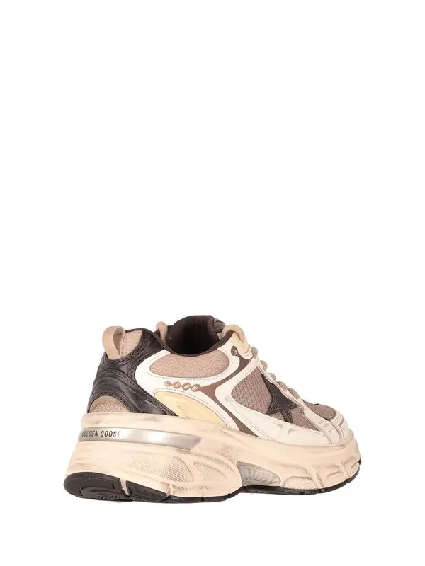 GOLDEN GOOSE Lightstar Mesh Upper And Heel Leather Toe And Spur Tpu Star