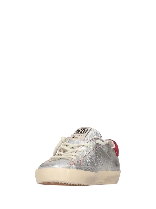 GOLDEN GOOSE Super Star Laminated Suede Upper Suede Star And Heel
