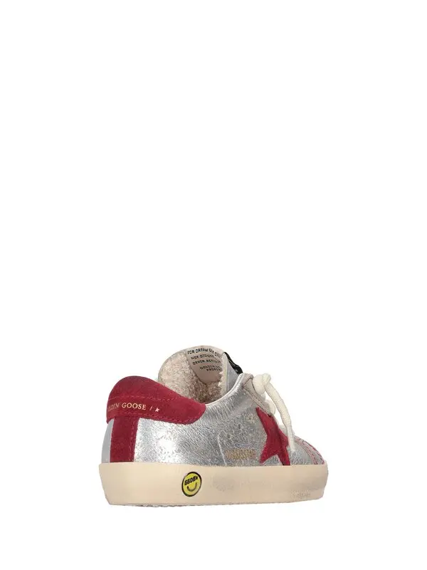 GOLDEN GOOSE Super Star Laminated Suede Upper Suede Star And Heel
