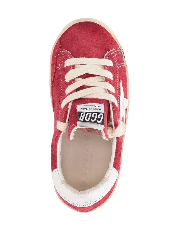 GOLDEN GOOSE Super Star Suede Upper Leather Star And Heel