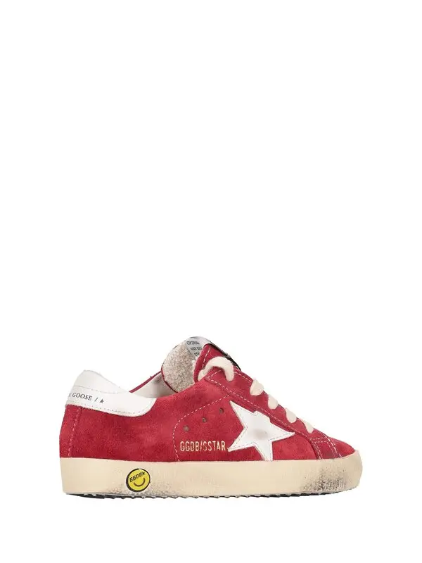 GOLDEN GOOSE Super Star Suede Upper Leather Star And Heel
