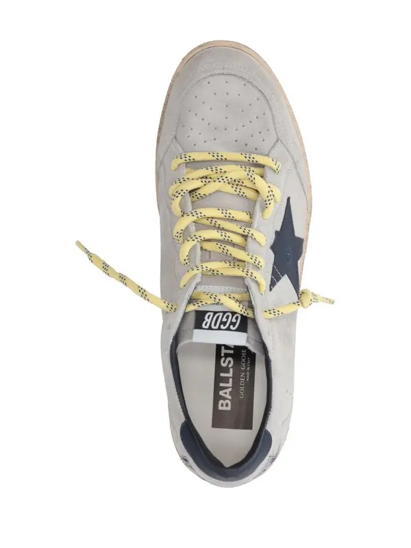 GOLDEN GOOSE Ballstar Suede Upper Toe And Spur Leather Star And Heel