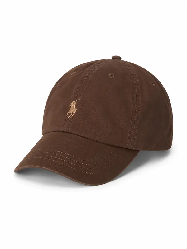 Ralph Lauren 16/1 Twill Cap Hat - Brown