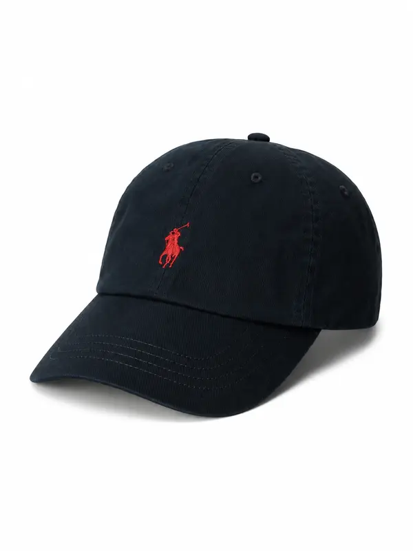 Ralph Lauren 16/1 Twill Cap Hat - Black