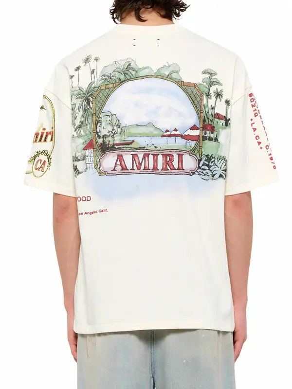 Amiri Vista Hj Skate Tee - Ivory