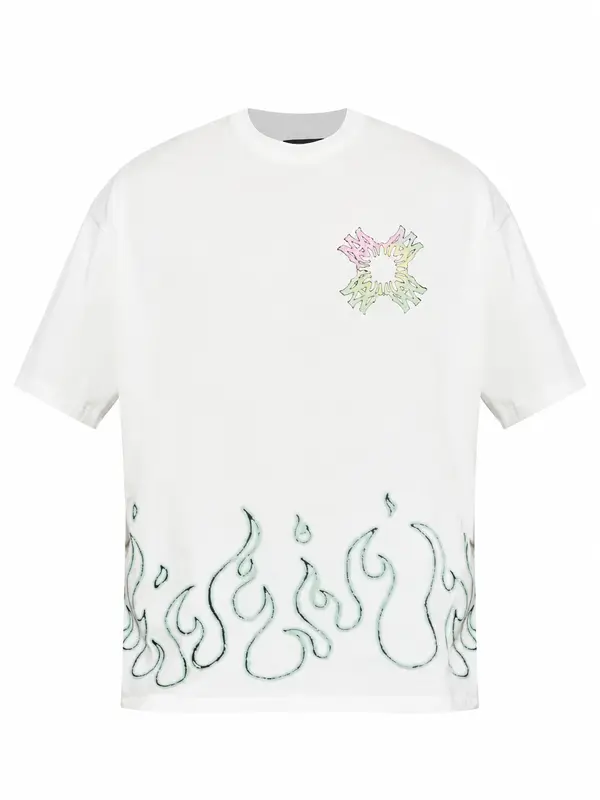 Amiri Ma Quad Flames Os Tee