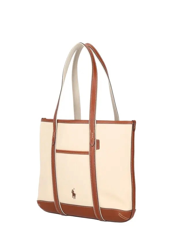 Ralph Lauren Canvas/leather Sm Shp Tte Tte Sma