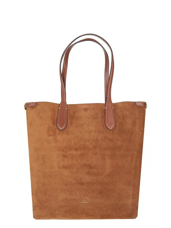 Ralph Lauren Suede/leather Blpt N/s Tte Tte Lrg