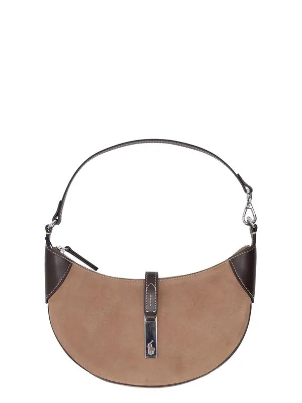 Ralph Lauren Suede/leather P Id Mn Shdr Sba Sma