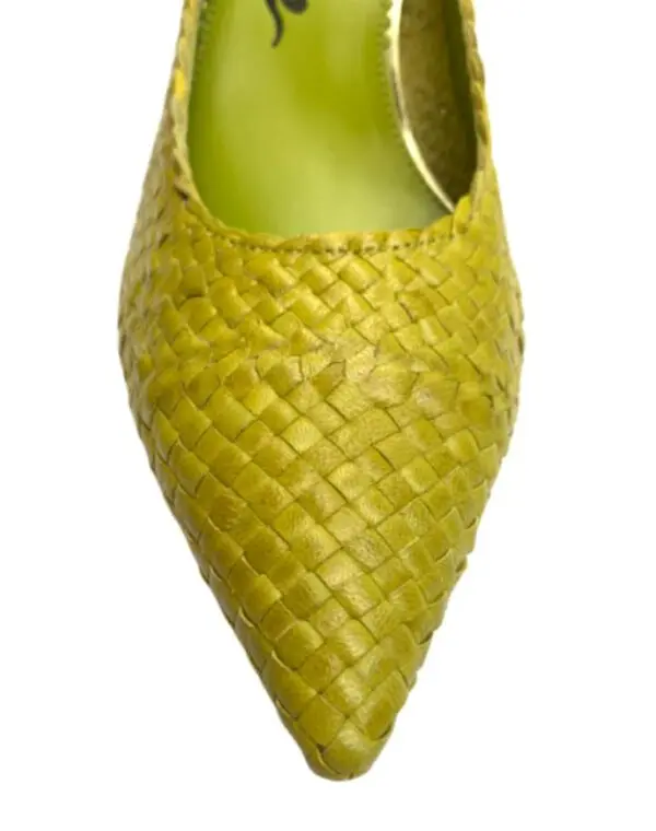 LA ROSE Carol Woven Pumps