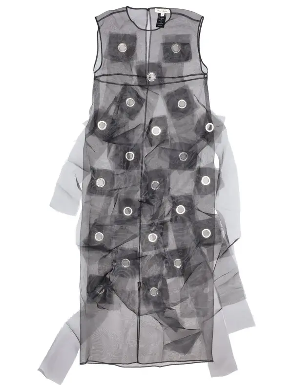 MERYLL ROGGE Embroidered Dress With Eyelets And Fringes