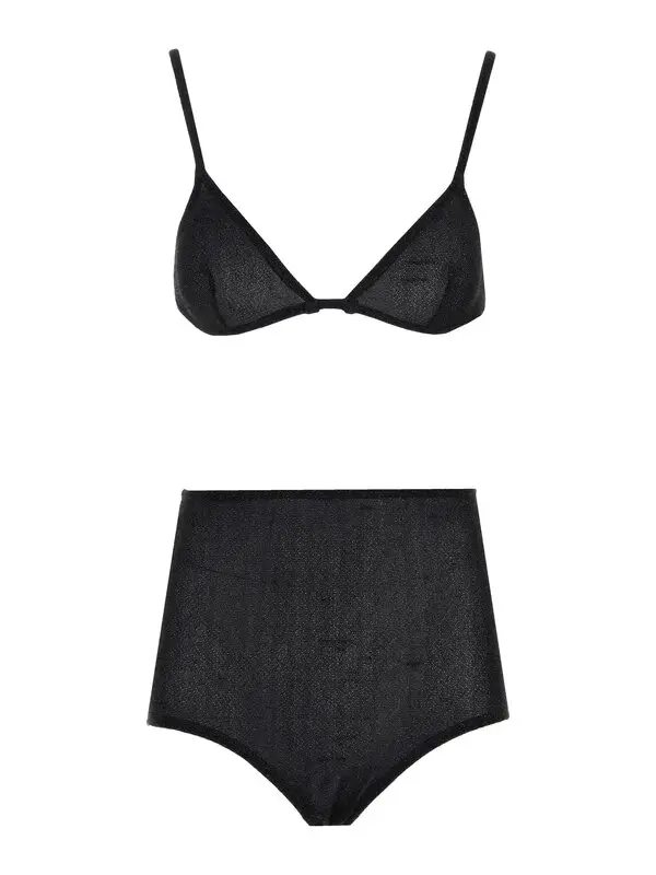 LAURA URBINATI Reggiseno Triangolo Nudo Nero