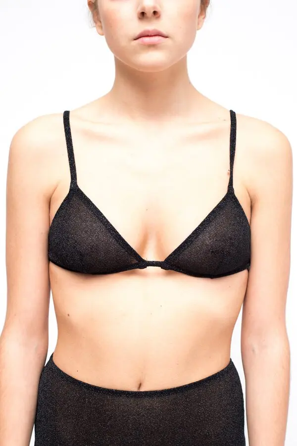 LAURA URBINATI Reggiseno Triangolo Nudo Nero