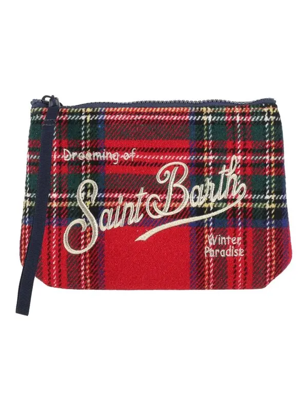 MC2 SAINT BARTH Aline Wool Tartan 41 Or Emb