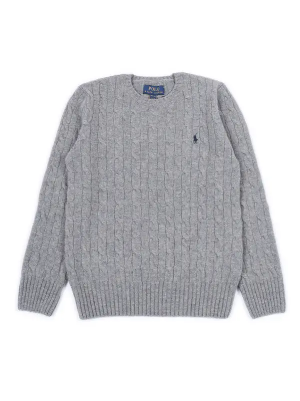 Polo Ralph Lauren Cable Cn Po Sweater Pullover - Grey