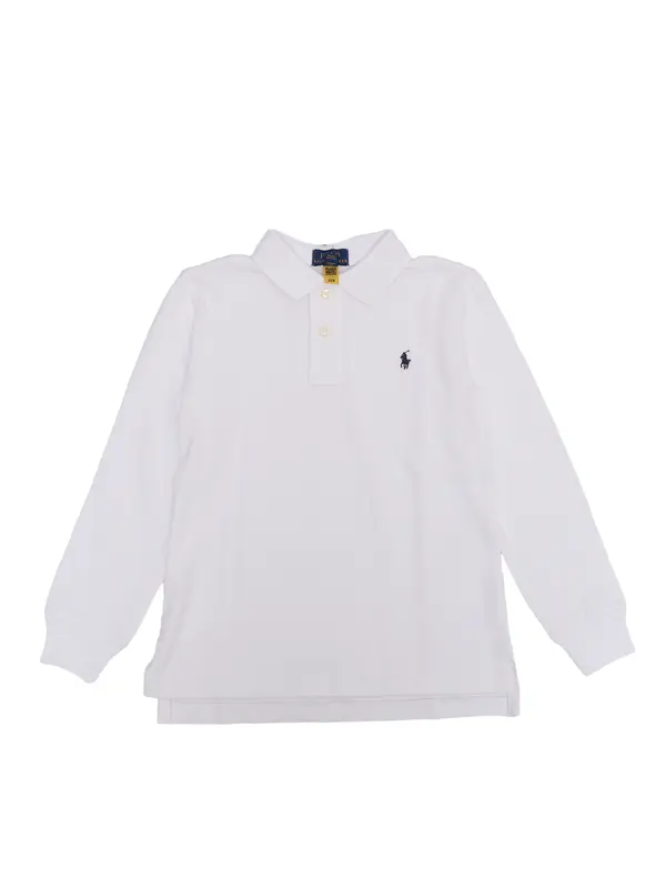 Polo Ralph Lauren Ls Kc Tops Knit - White